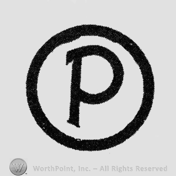 Mark with The letter "P" and a circle. | #127413