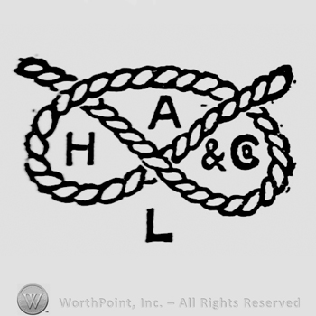 Mark with Crossed rope forming 3 spaces inside | #128397