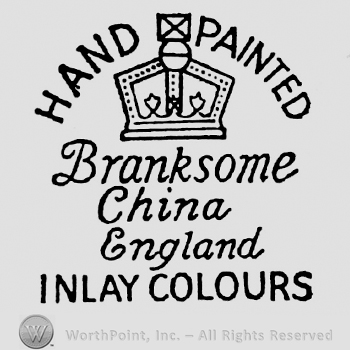 Mark with Hand Painted curved written on top, | #128408