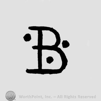 Mark with The letter "B" and three dots. | #128452