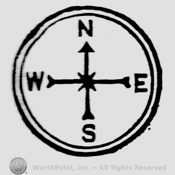 Mark with A compass and the cardinal points. | #128681