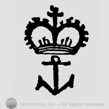 Mark with Crown above anchor | #128745