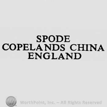 Mark with Writings on three rows: Spode Copeland | #128867