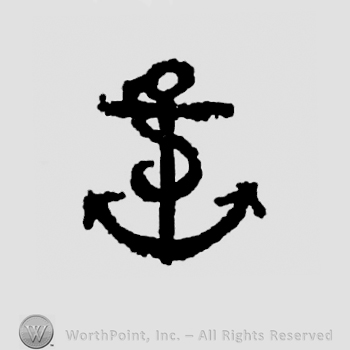 Mark with Anchor with a rope around | #128933