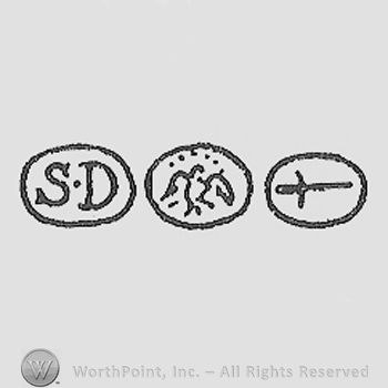 Mark with Three circles; first enclosing initials | #129696