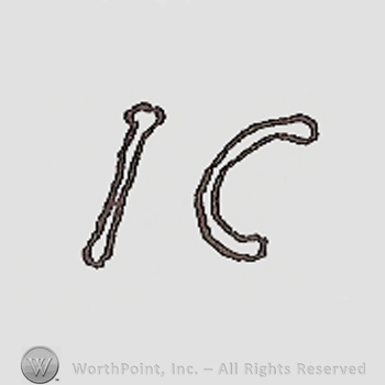 Mark with Initials I and C. | #129749