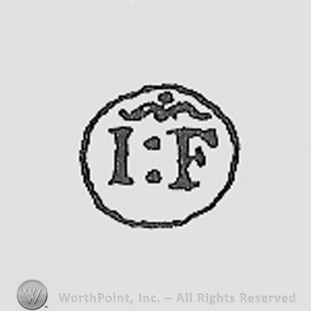 Mark with Circle enclosing initials I and F. | #129758