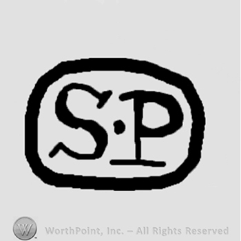 Mark with Circle enclosing initials S and P. | #129791