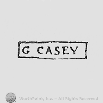 Mark with G CASEY written. | #129854