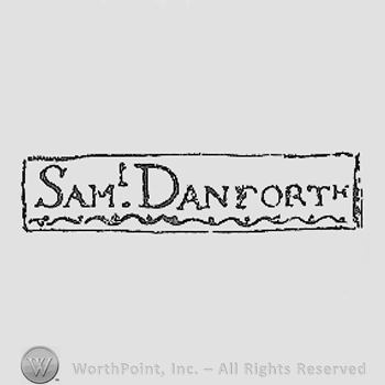 Mark with SAM DANFORTH written in a rectangular. | #129862