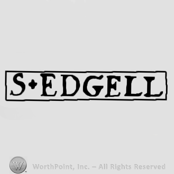 Mark with S EDGELL written. | #129867