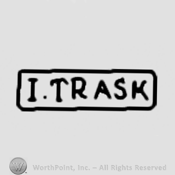 Mark with I TRASK written. | #129907