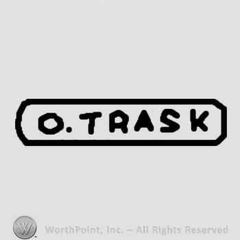 Mark with O TRASK written. | #129908