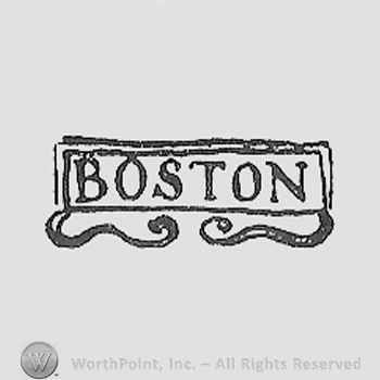 Mark with The word "BOSTON" and a rectangle. | #129930