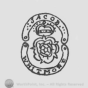 Mark with Crowned rose; JACOB WHITMORE written. | #129996