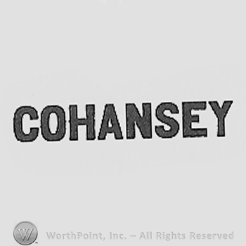 Mark with The word "COHANSEY". | #130334