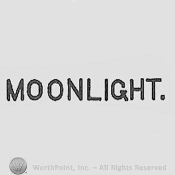 Mark with The word "MOONLIGHT.". | #130508