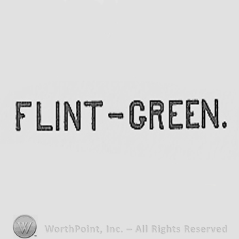 Mark with The text "FLINT-GREEN". | #130617