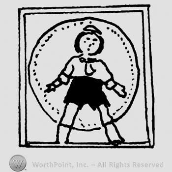 Mark with Puppet standing with a circle in the | #131590