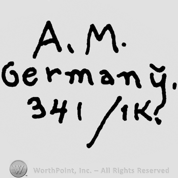 Mark with Uppercase A.M.over Germany written with | #131664