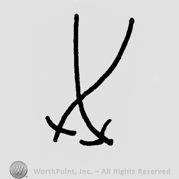 Mark with Stylized crossed swords | #131751