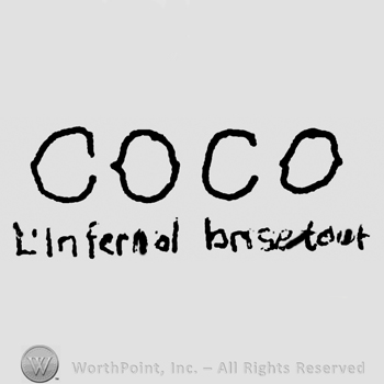 Mark with Coco written with uppercase letters | #131923