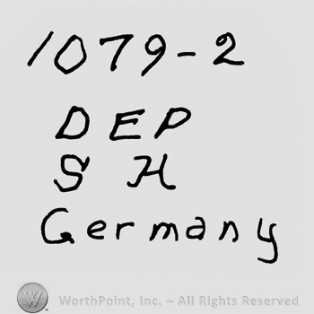 Mark with Number 1079 minus 2 over Dep written | #132187