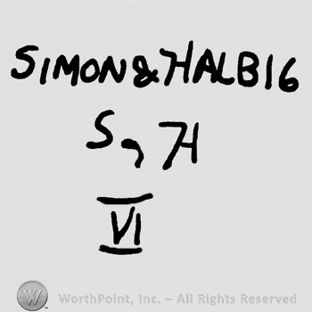 Mark with Simon & Halbig written with uppercase | #132236