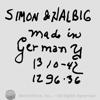 Mark with Simon & Halbig written with uppercase | #132237