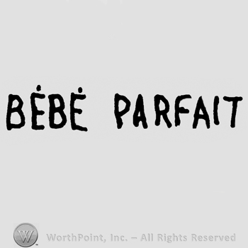 Mark with Bebe Parfait written with uppercase | #132268