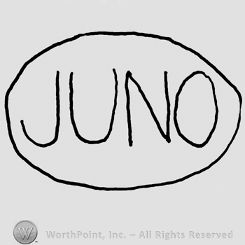 Mark with Juno written with uppercase letters | #132542