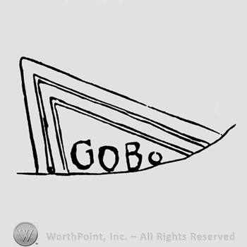 Mark with Gobo written on a half-triangle shape. | #134818