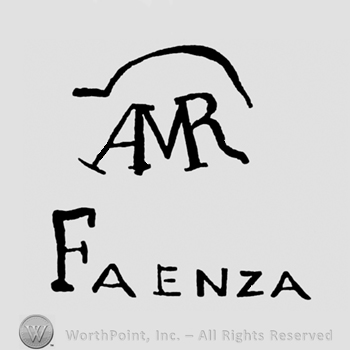 Mark with Arch above letters AMR; FAENZA written | #134958