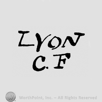 Mark with LYON written above letters CF | #135235
