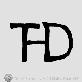 Mark with Letters THD written joined in monogram | #135253
