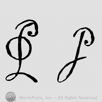 Mark with Letters LOP written in monogran next to | #135392