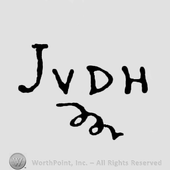 Mark with Letters JVDH | #135621