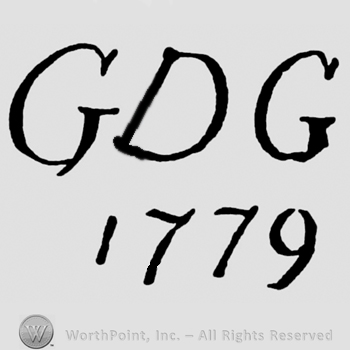 Mark with Letters GDG written above 1779 | #135694