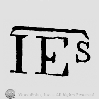 Mark with Letters IES written with a line above | #136419