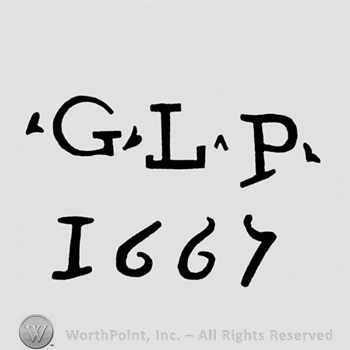 Mark with Letters GLP written with pellets | #136428