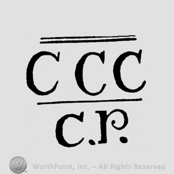 Mark with CCC written above letters CP | #136509