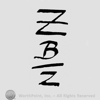 Mark with ZBZ written misaligned | #136597