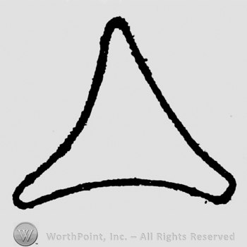 Mark with Hand drawn triangle | #138763