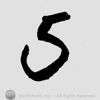 Mark with Stylish digit 5 | #138789