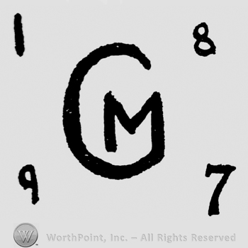 Mark with Monogram of M G surrounded by digits in | #138831