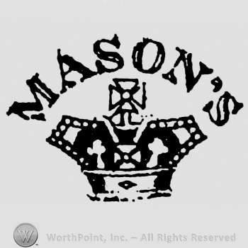 Mark with Mason's capital and curved written | #138845