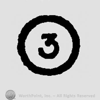 Mark with A circle and the number "3". | #139012