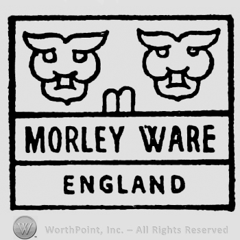 Mark with Two lion faces above, Morley Ware | #139091