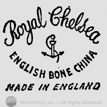 Mark with The text "Royal Chelsea ENGLISH BONE | #139136