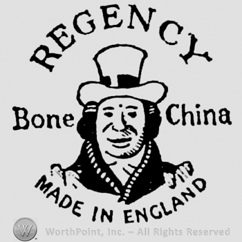 Mark with The text "Regency Bone China Made in | #139354
